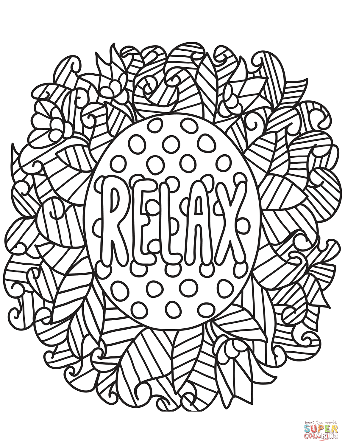 20 Simple And Relaxing Coloring Pages – SimplyColoringPages 20 Simple And Relaxing Coloring Pages – SimplyColoringPages