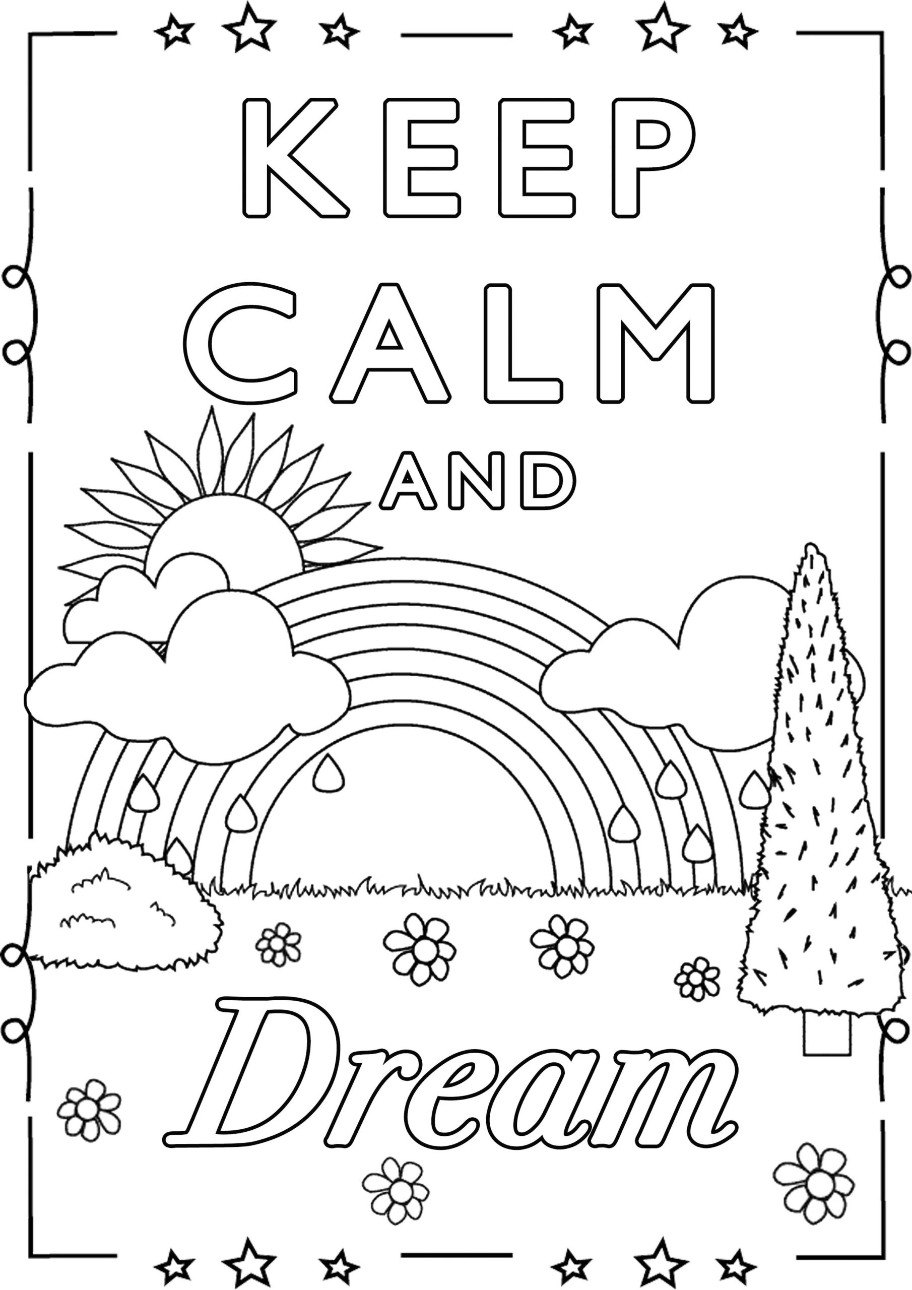 20 Simple And Relaxing Coloring Pages – SimplyColoringPages 20 Simple And Relaxing Coloring Pages – SimplyColoringPages